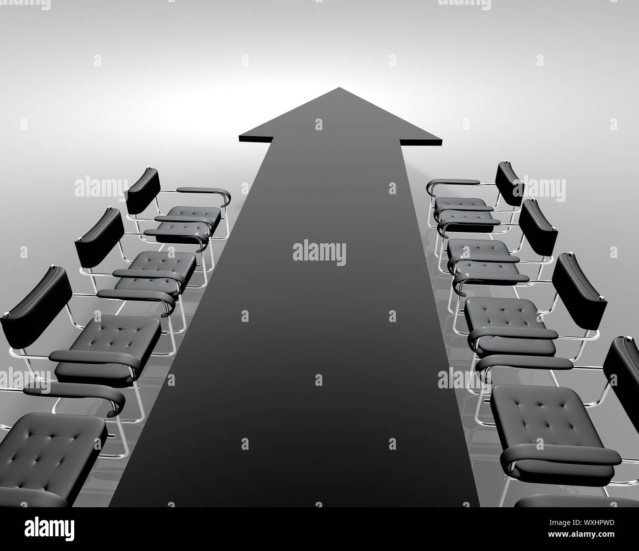 Office with an arrow hi-res stock photography and images - Alamy