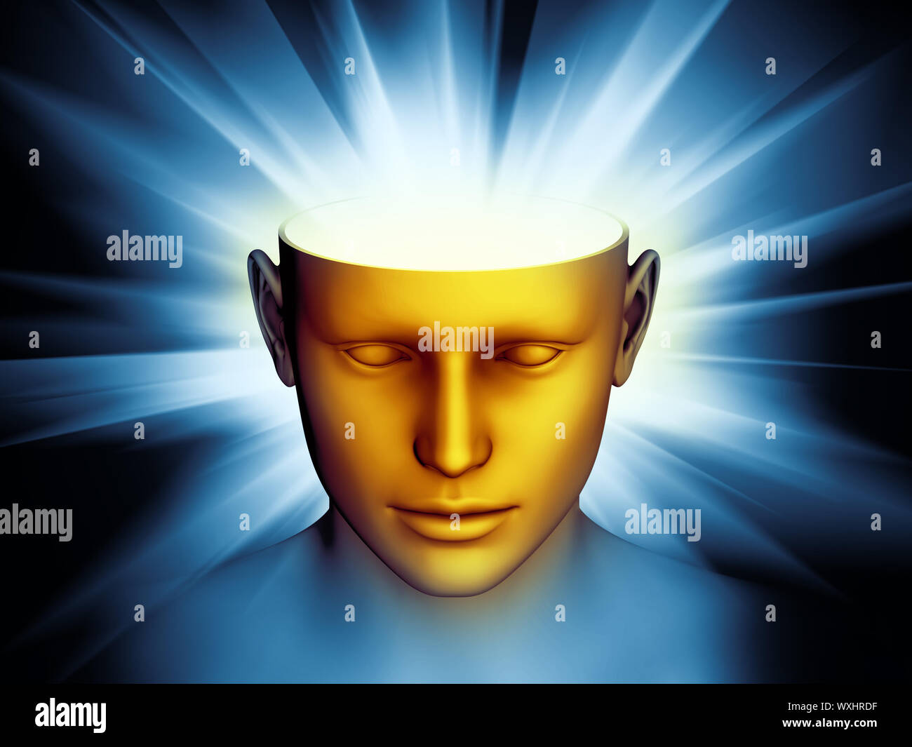 Interplay of human head and symbolic elements on the subject of human ...
