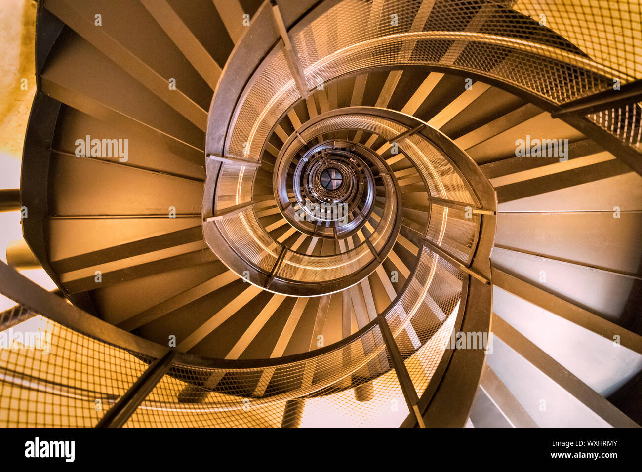 Stairs in old town tower in Innsbruck Stock Photo - Alamy