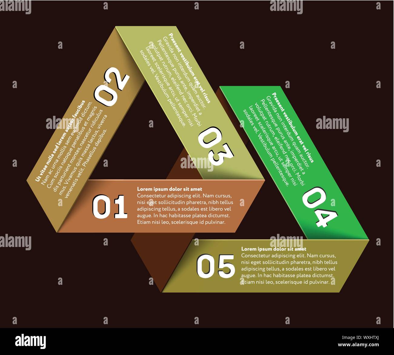 Infographic with impossible triangle Stock Vector Image & Art - Alamy