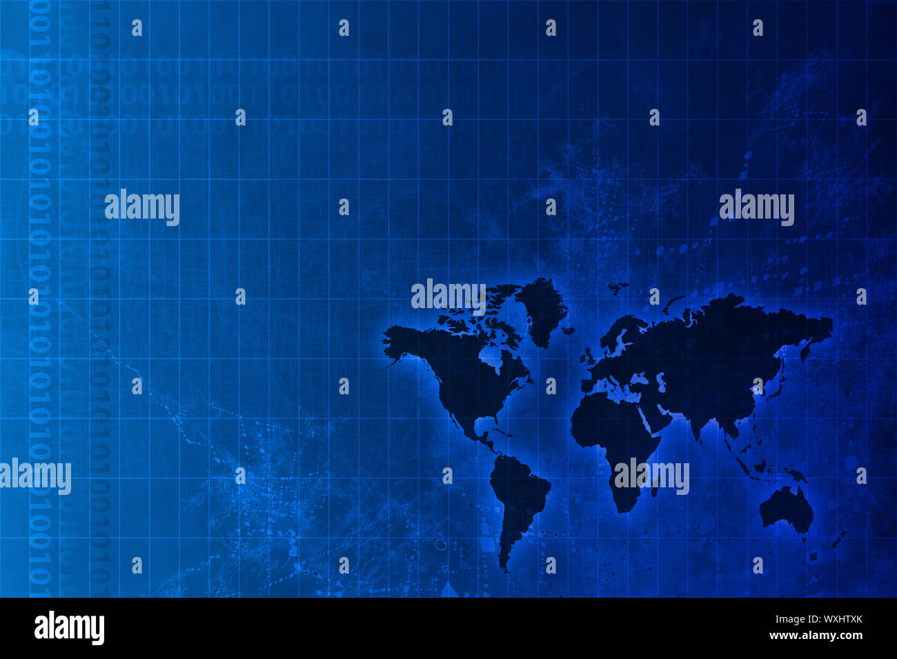 Corporate Worldwide Growth Abstract Background With Map Stock Photo - Alamy