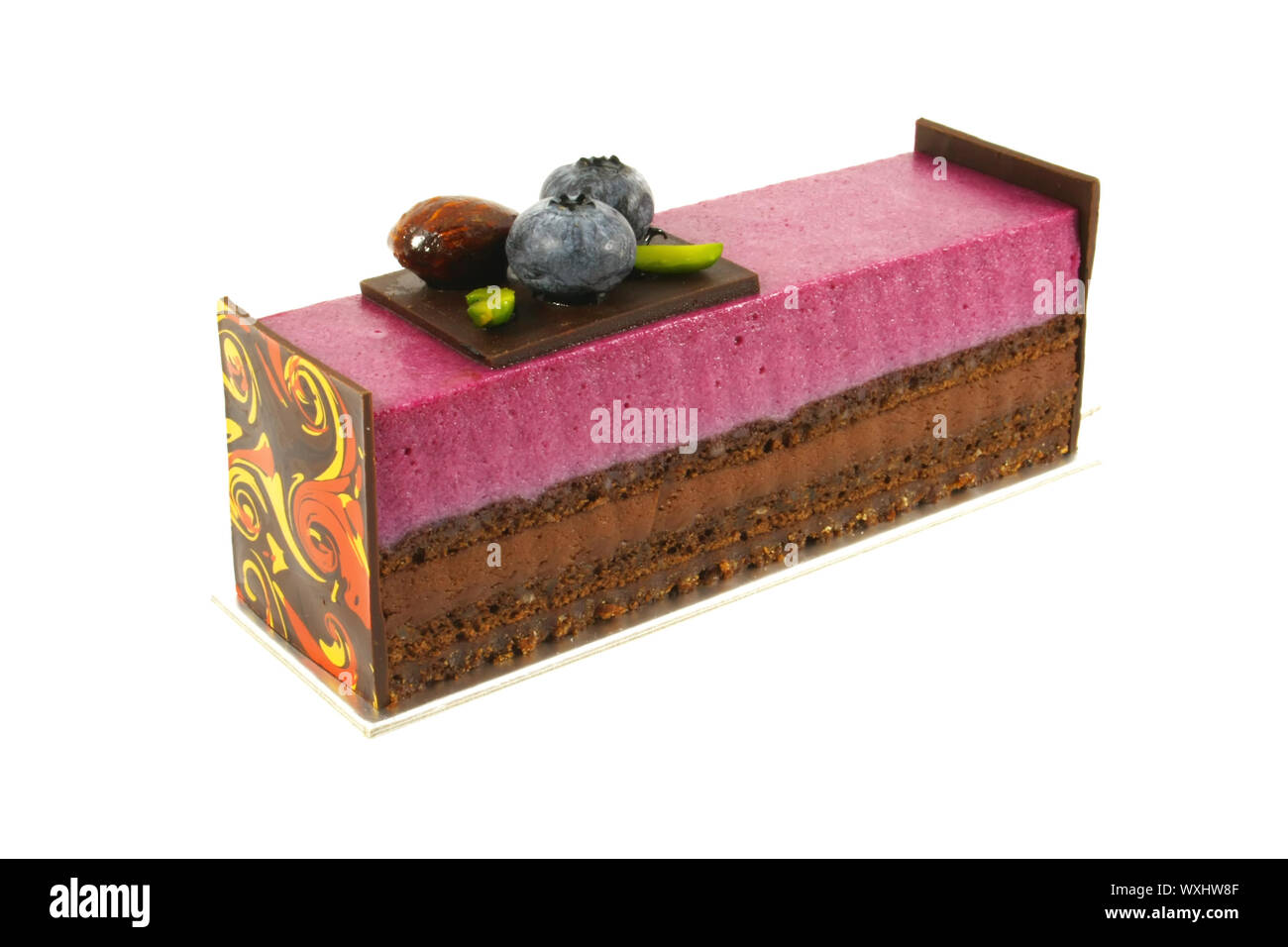 Fancy Fine Dining Cake Dessert Stock Photo - Alamy