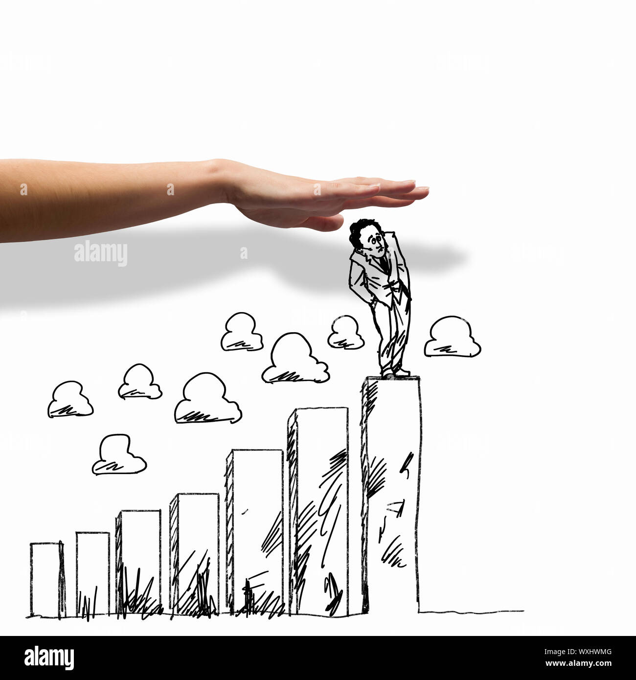 Thinking hard cartoon hi-res stock photography and images - Alamy