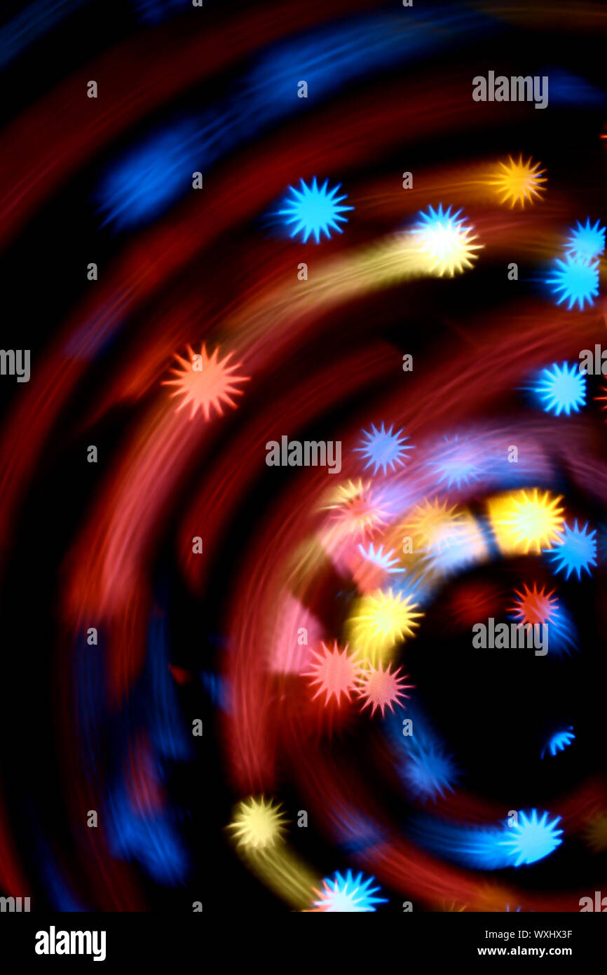 abstract disco colored stars motion background Stock Photo - Alamy