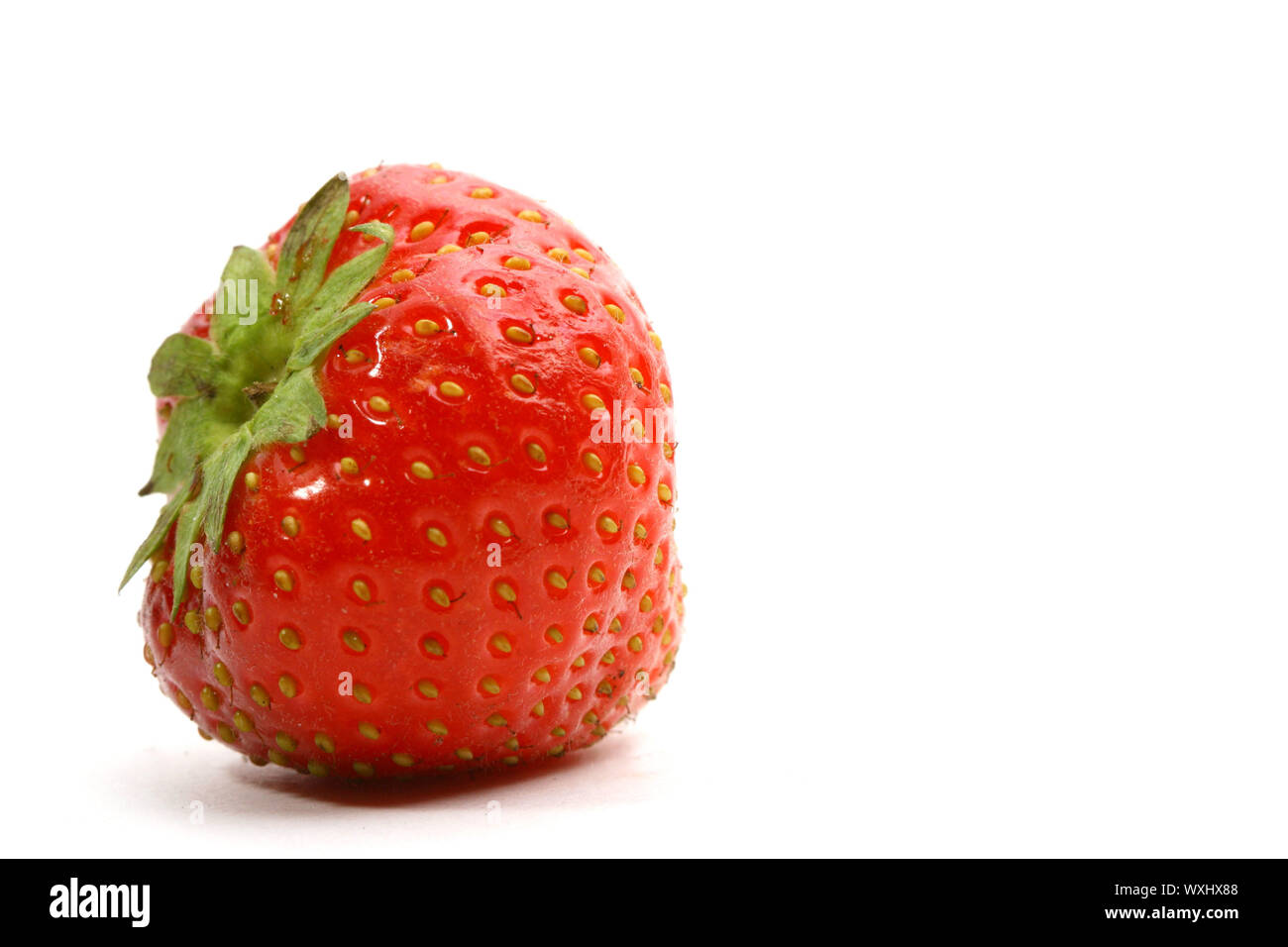 strawberry isolated on white background Stock Photo - Alamy