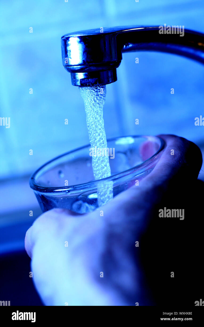 take water in glass from water wet Stock Photo - Alamy
