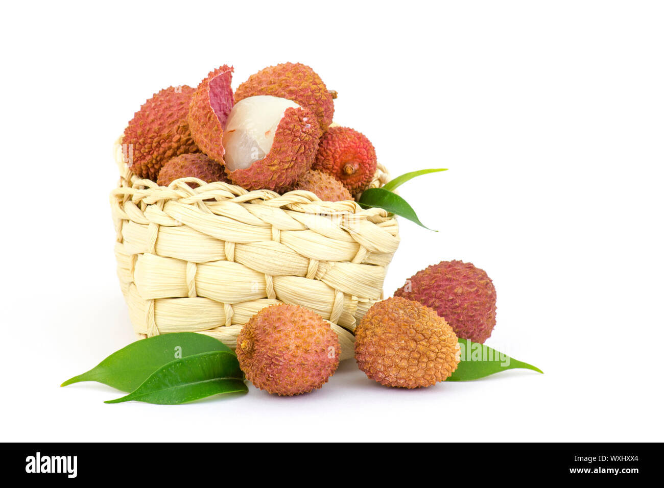 Lychee basket Cut Out Stock Images & Pictures - Alamy