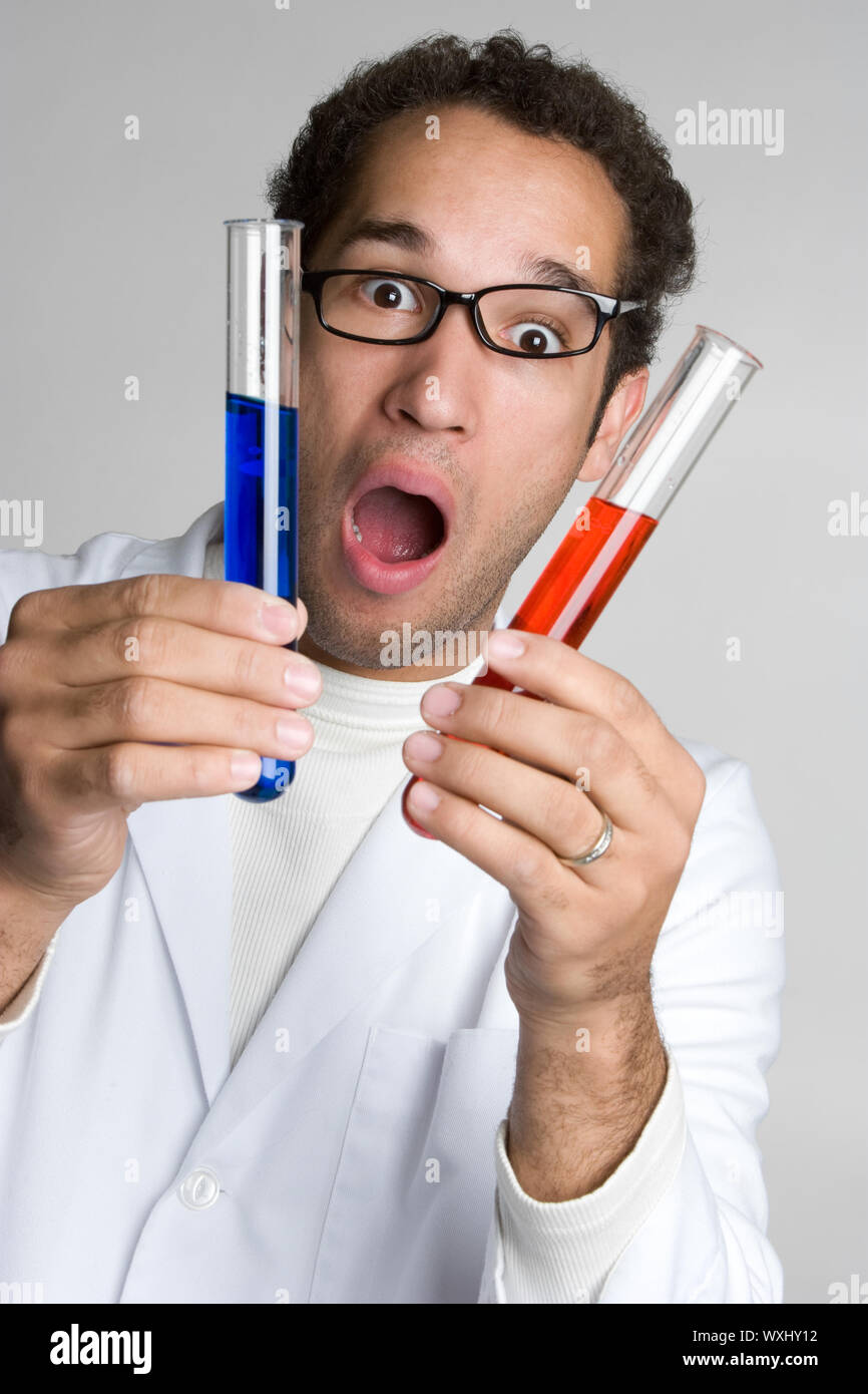 Test Tubes Experiment Stock Photo - Alamy