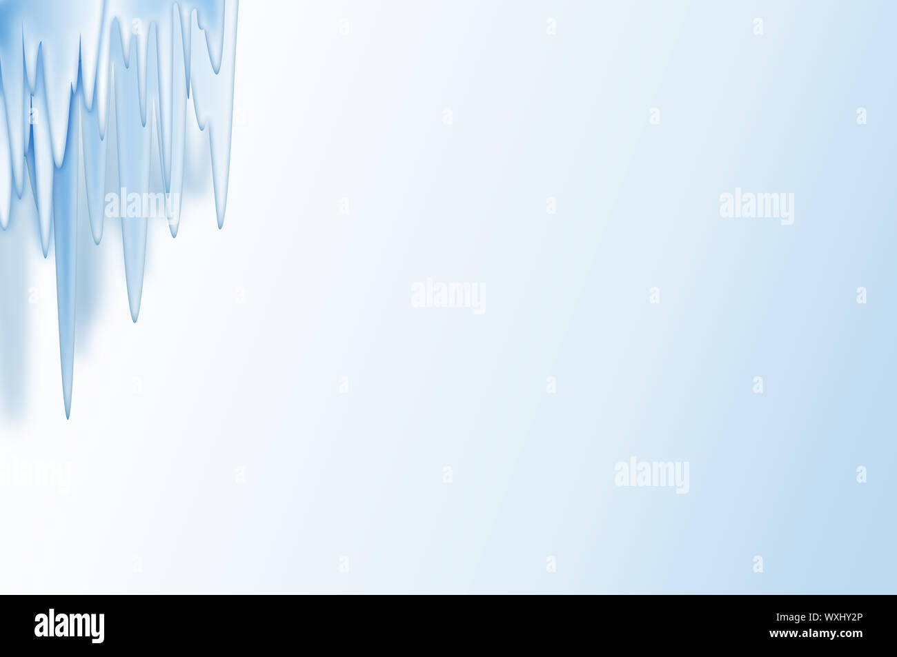 Light blue spring abstract background with icicles Stock Photo - Alamy