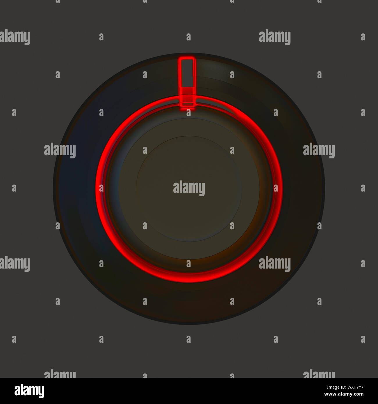 Glowing power button digital switch hi-res stock photography and images ...