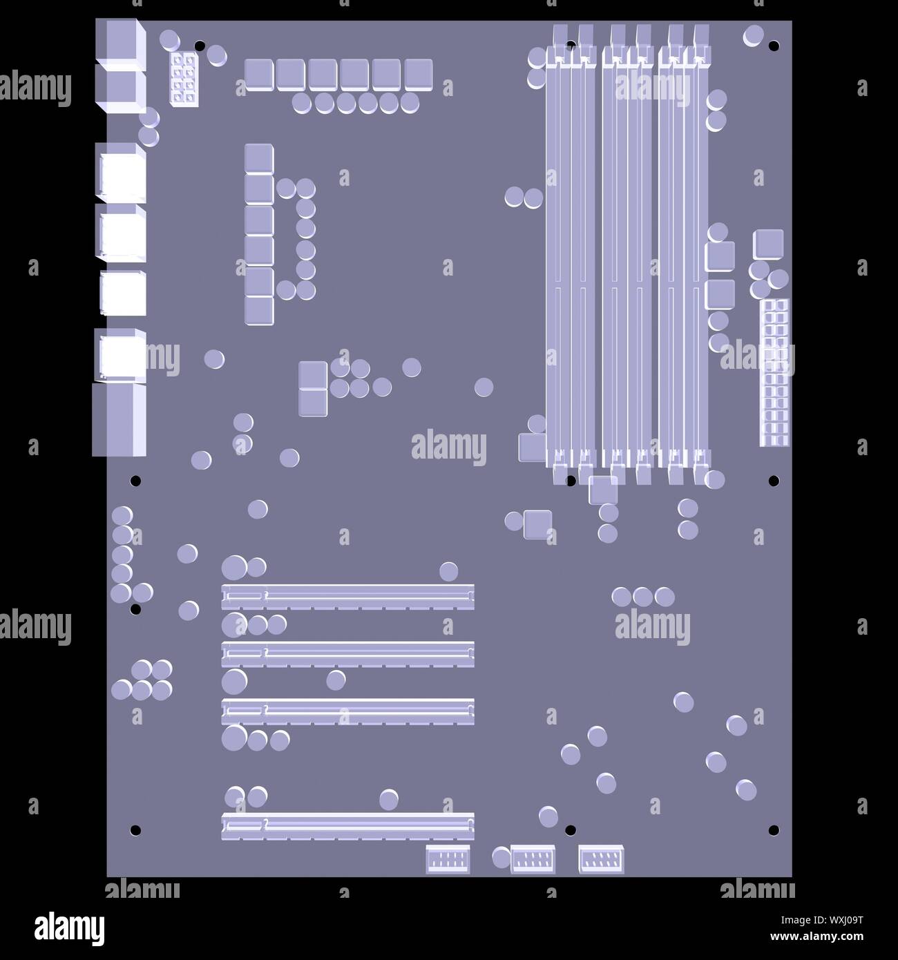 X ray computer chip hi-res stock photography and images - Alamy