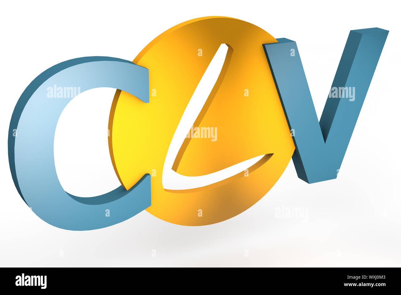 acronym concept: CLV for Customer Lifetime Value isolated on white ...