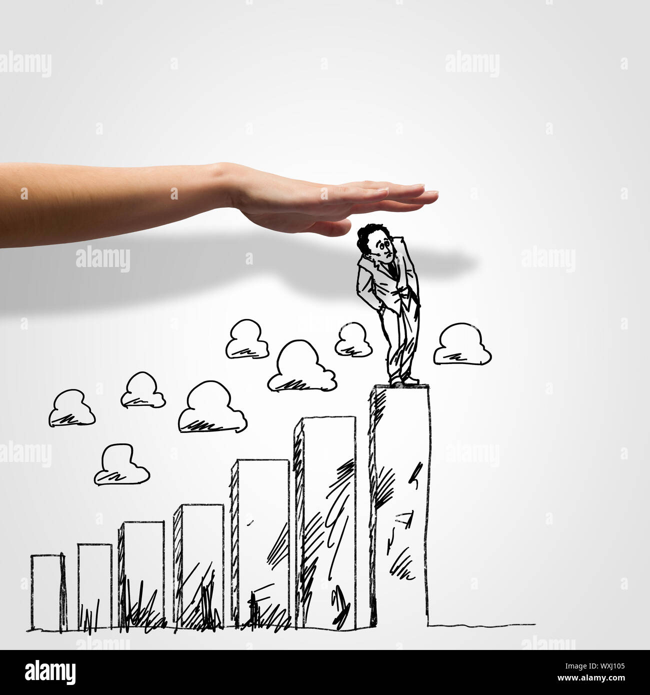 Thinking hard cartoon hi-res stock photography and images - Alamy
