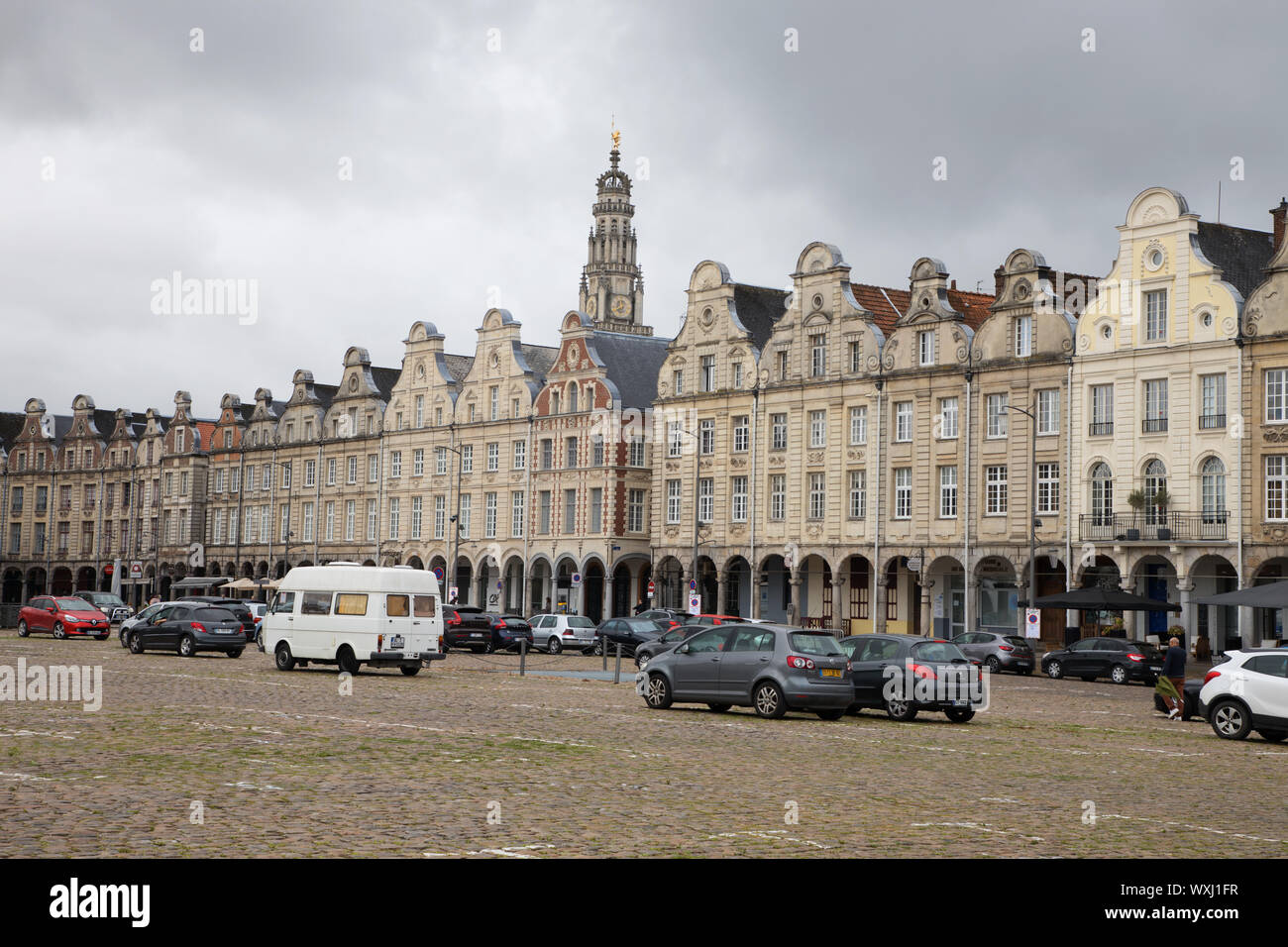 grande place one of the many squares in the fine old town of arras ...