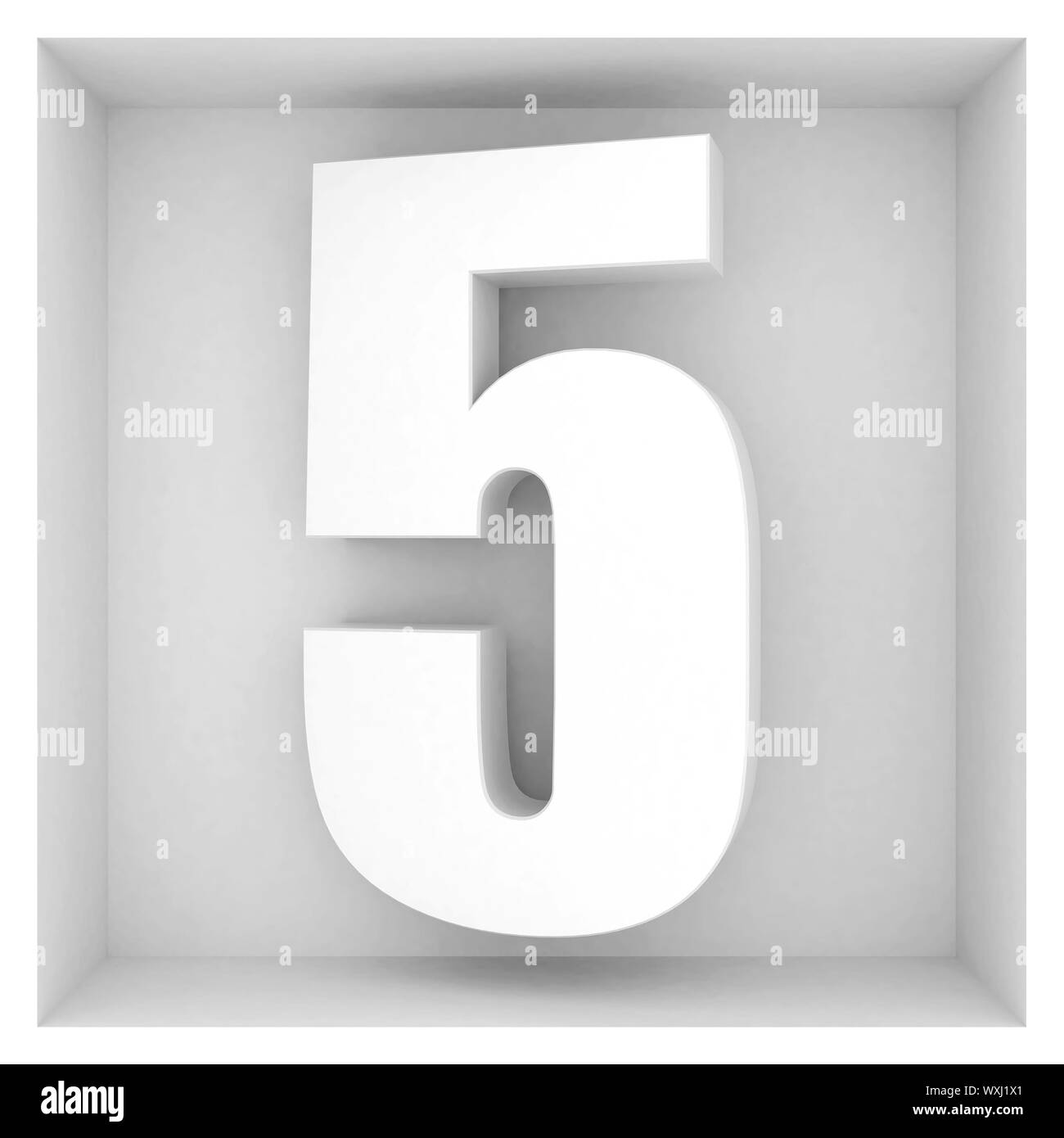 beautiful volume number on the gray background Stock Photo - Alamy