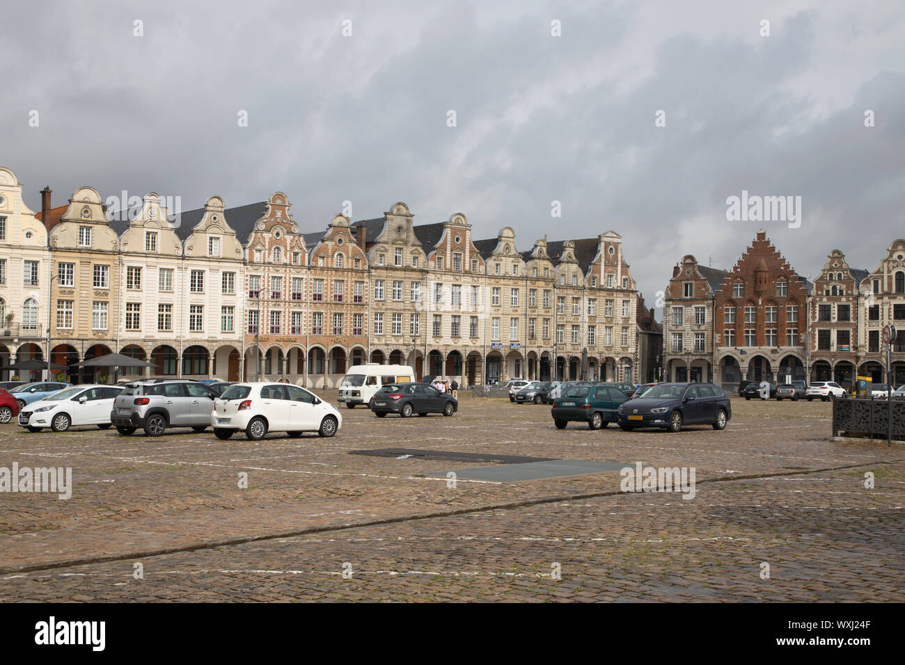 grande place one of the many squares in the fine old town of arras ...