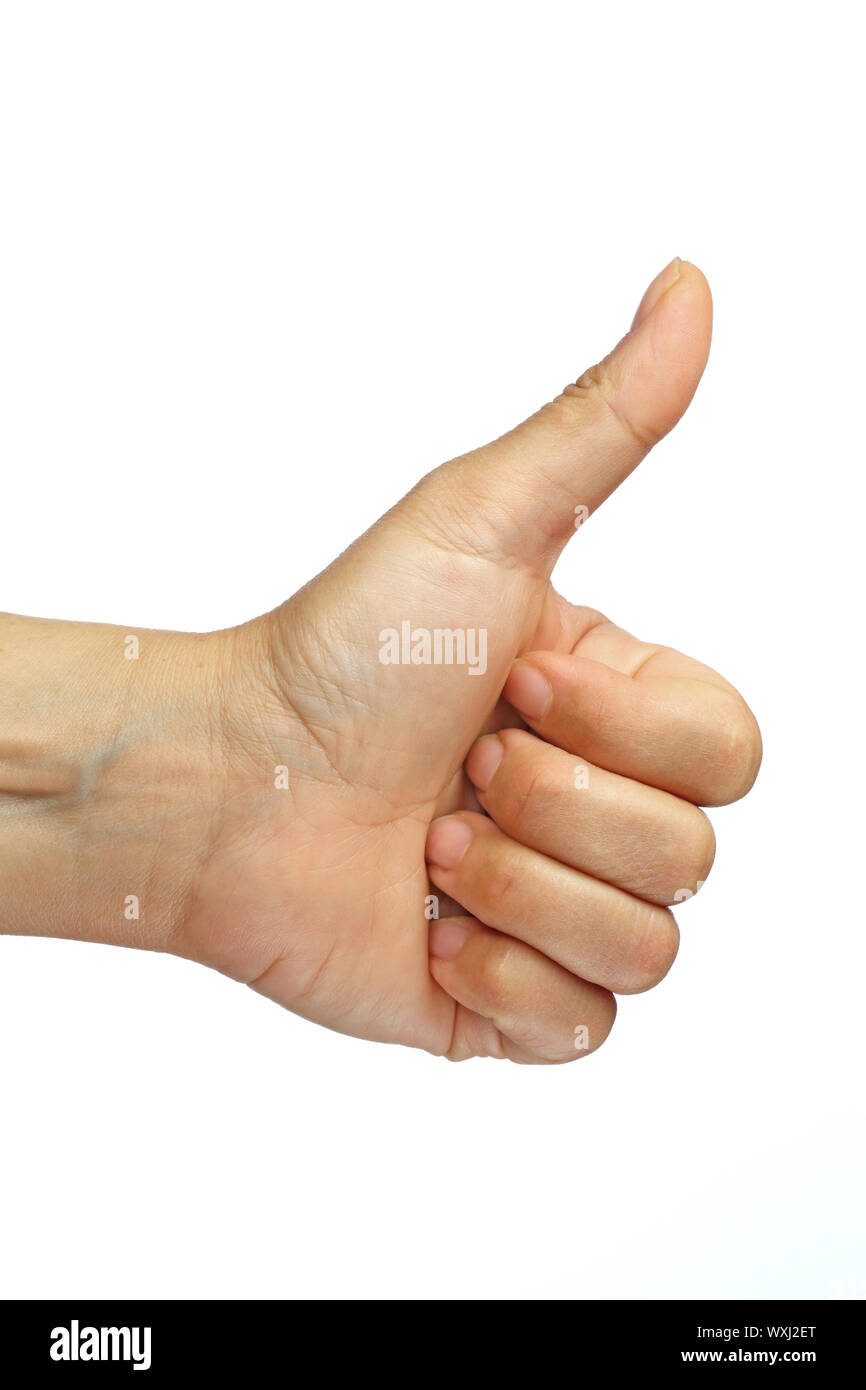 Hand fingers finger thumb hi-res stock photography and images - Alamy