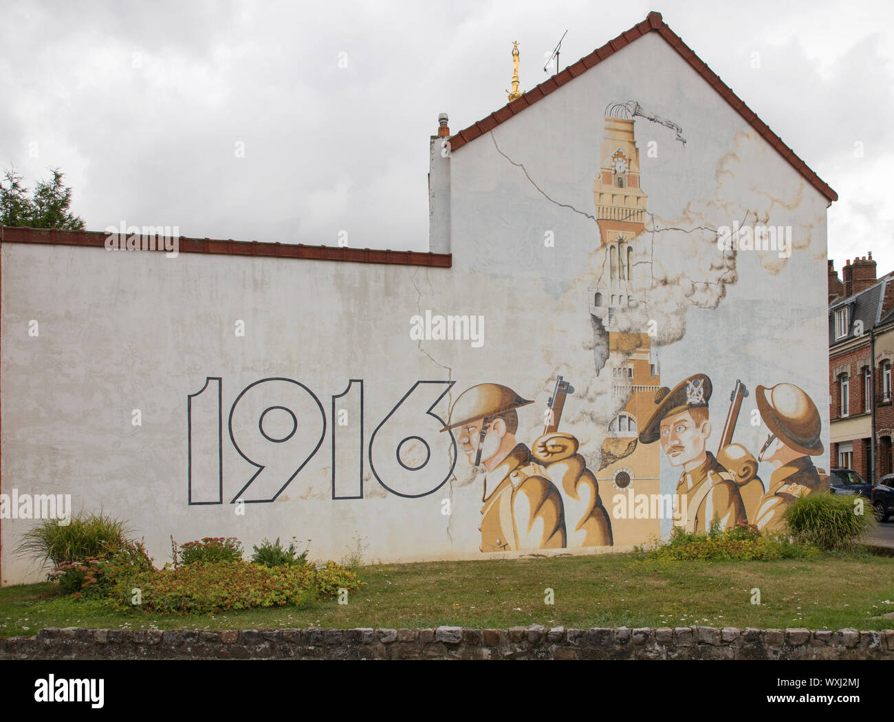 Somme 1916 museum in the small french town of Albert france Stock Photo ...