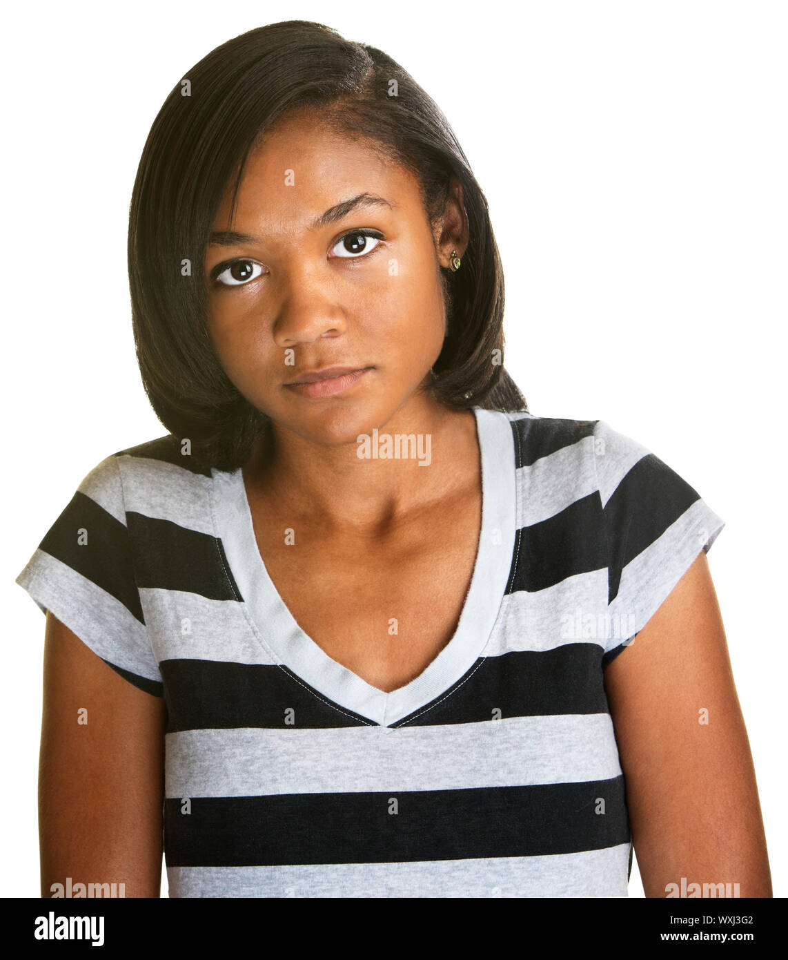 Blank stare woman hi-res stock photography and images - Alamy