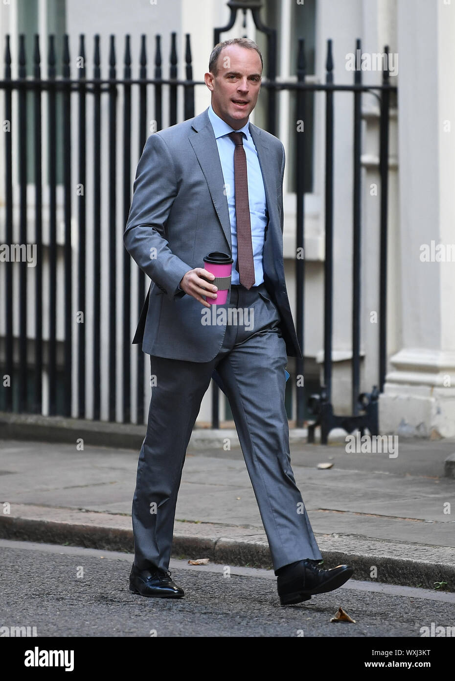 Foreign Secretary Dominic Raab arrives for a Cabinet meeting at 10 ...