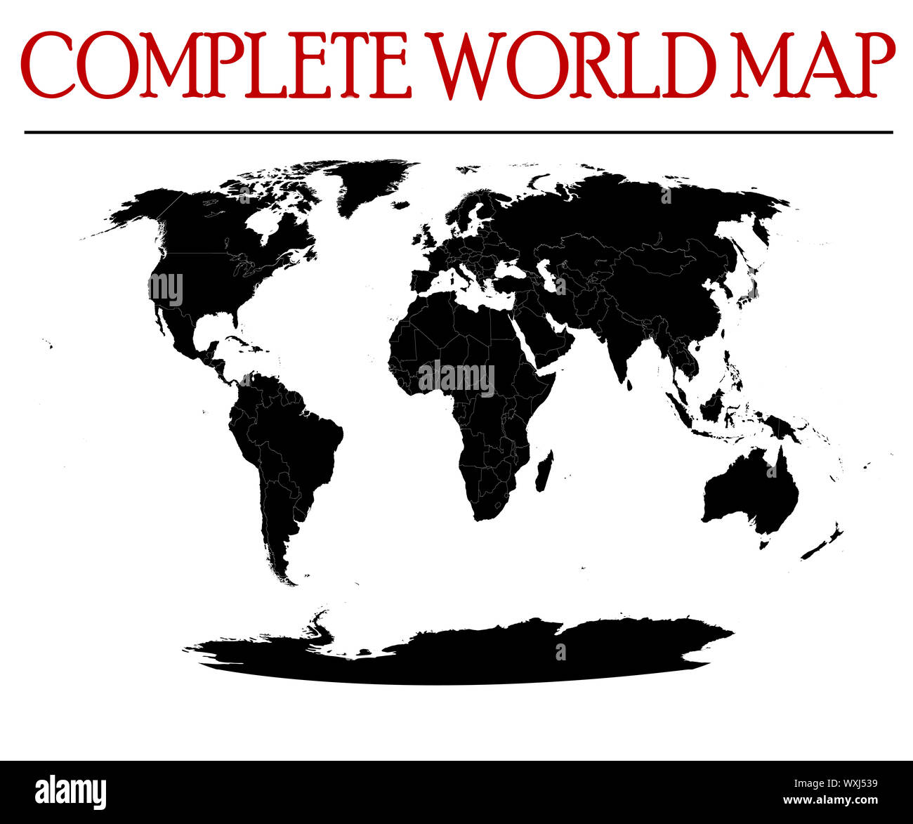 East asia map countries Cut Out Stock Images & Pictures - Alamy