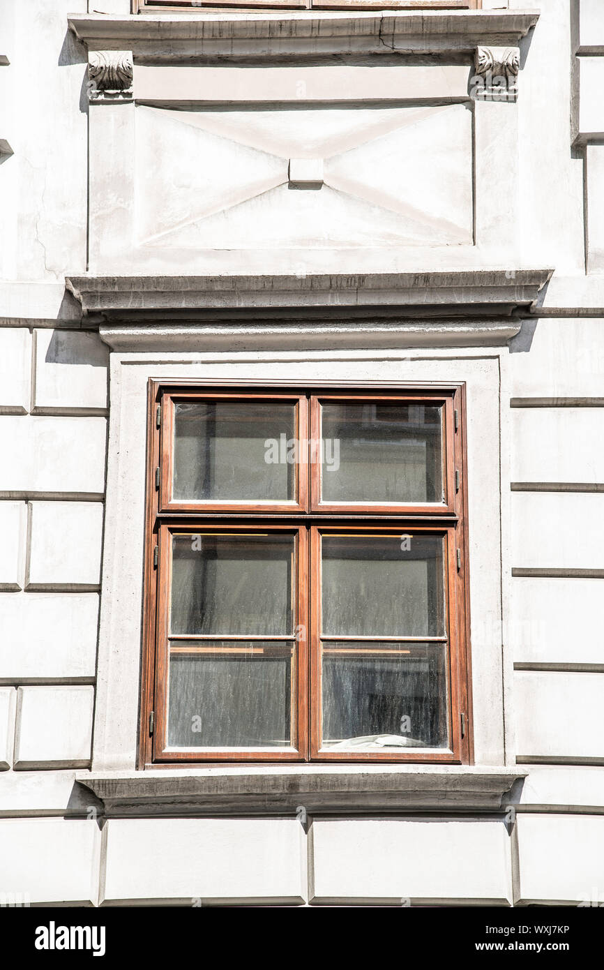 Image of a window on a old building in Vienna, Austria Stock Photo - Alamy