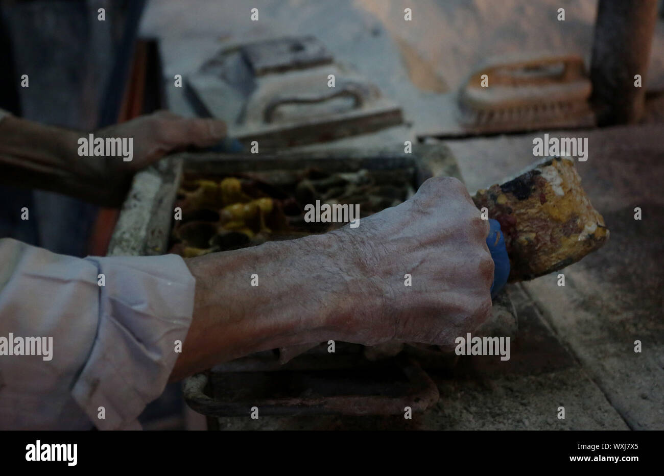 Nablus, West Bank, Palestinian Territory. 17th Sep, 2019. A Palestinian ...