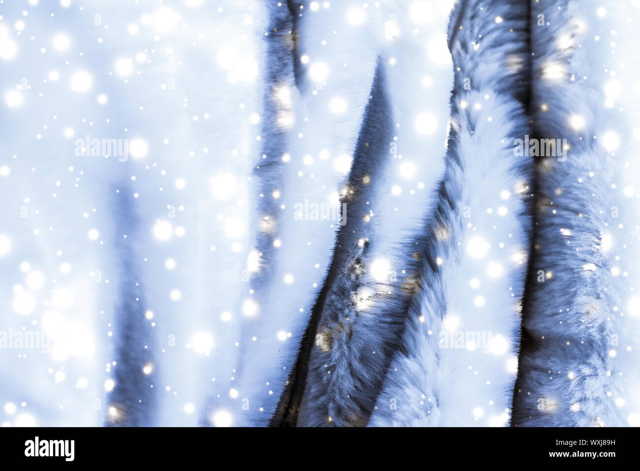Christmas backdrop, warm winter clothing and fashion design concept ...