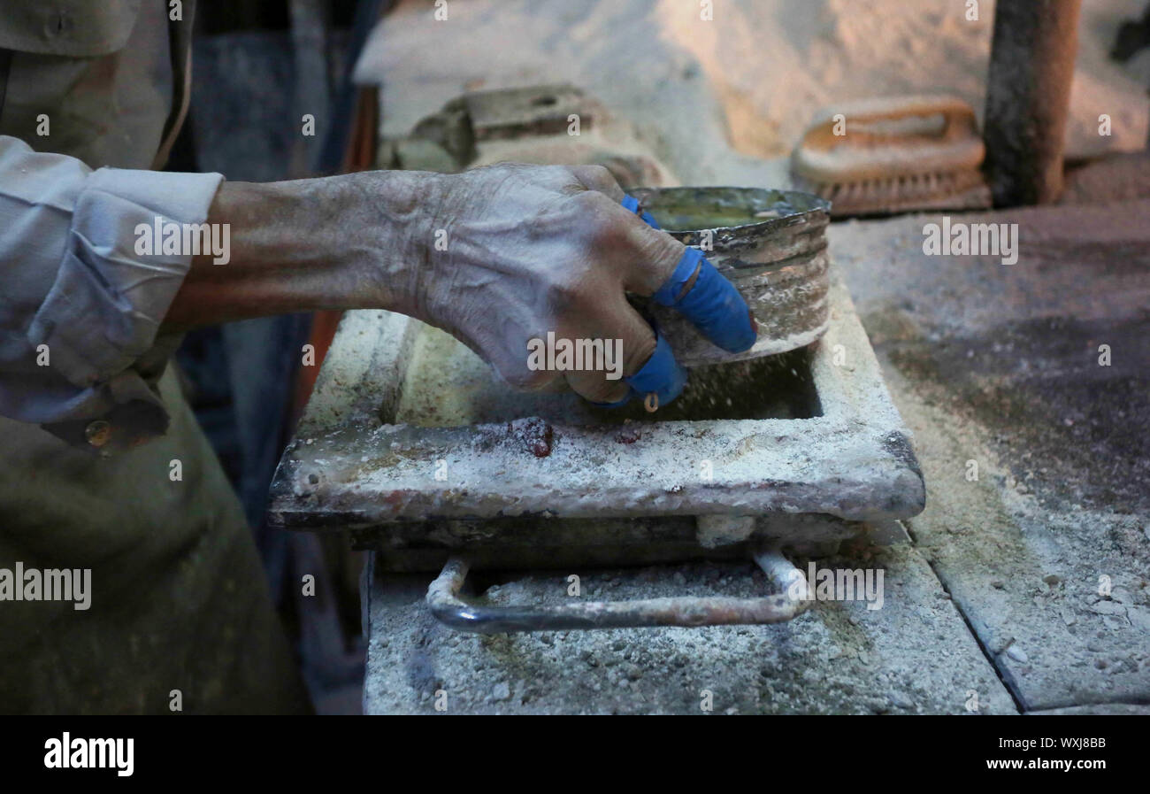 Nablus, West Bank, Palestinian Territory. 17th Sep, 2019. A Palestinian ...