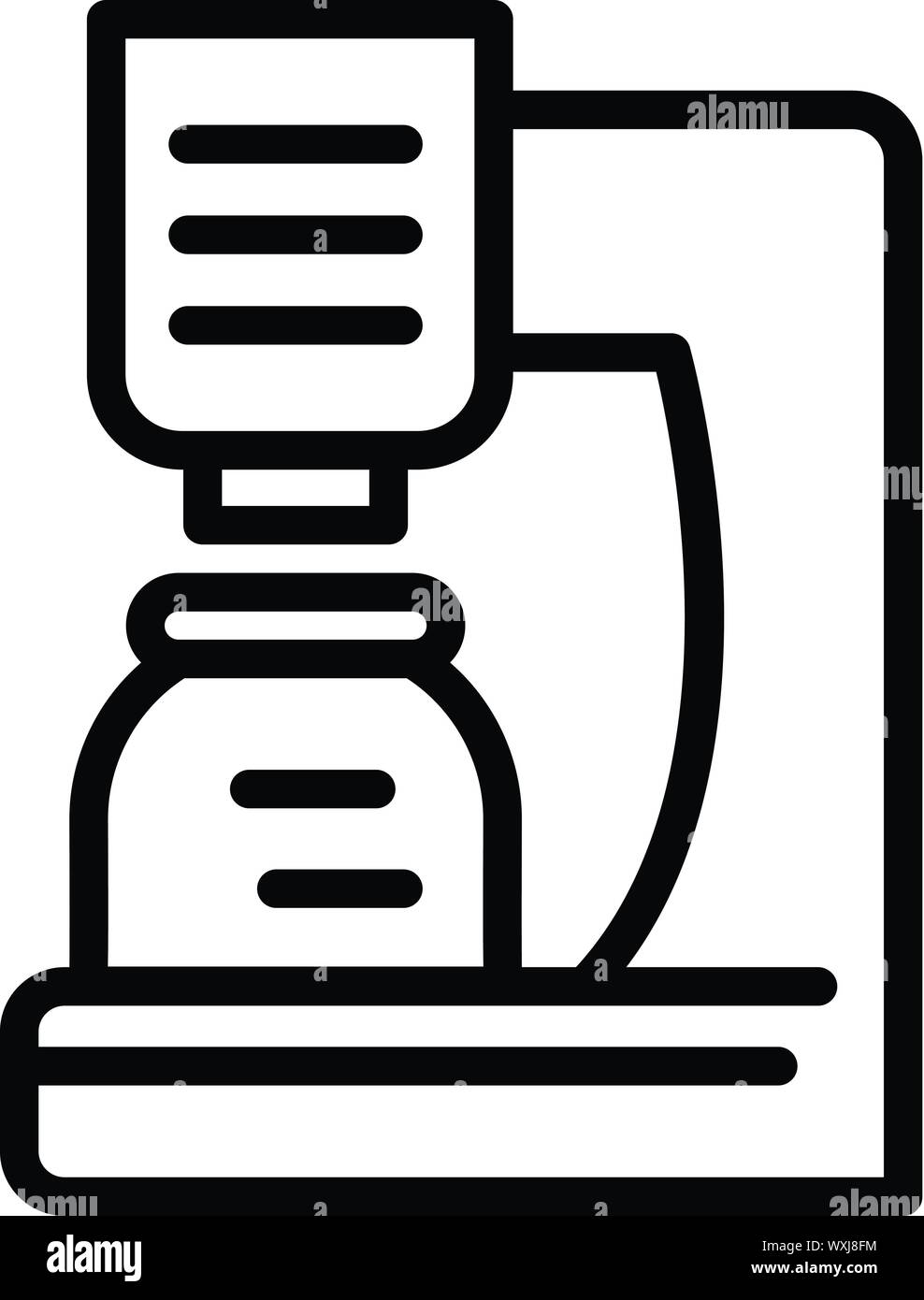 Automatic coffee machine icon. Outline automatic coffee machine vector ... Automatic coffee machine icon. Outline automatic coffee machine vector ...