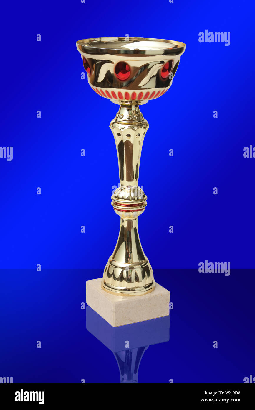 sports awards isolated on white background Stock Photo - Alamy