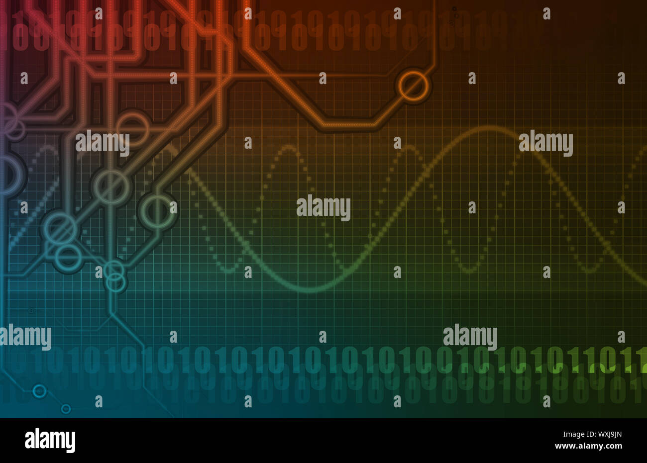 A Clean Medical Science Engineering Art Abstract Stock Photo - Alamy