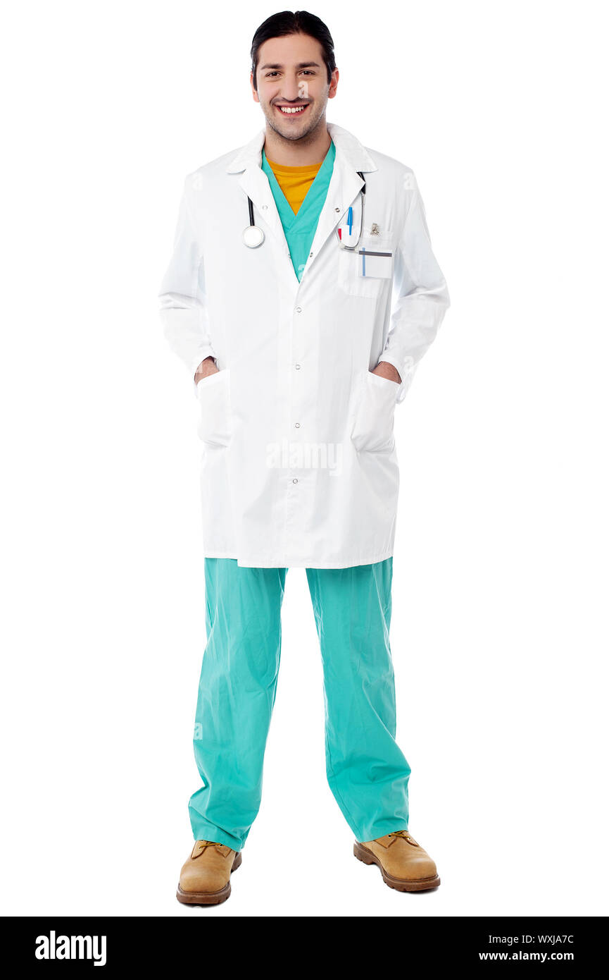 In lab coat Cut Out Stock Images & Pictures - Alamy