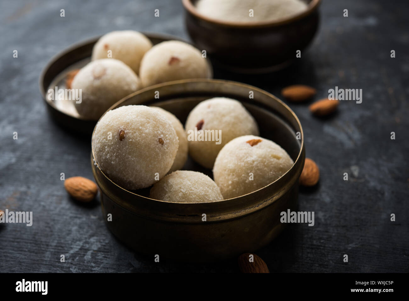 Rava Laddu or Semolina Laddoo Or Rawa Ladu, a popular sweet dish from ...