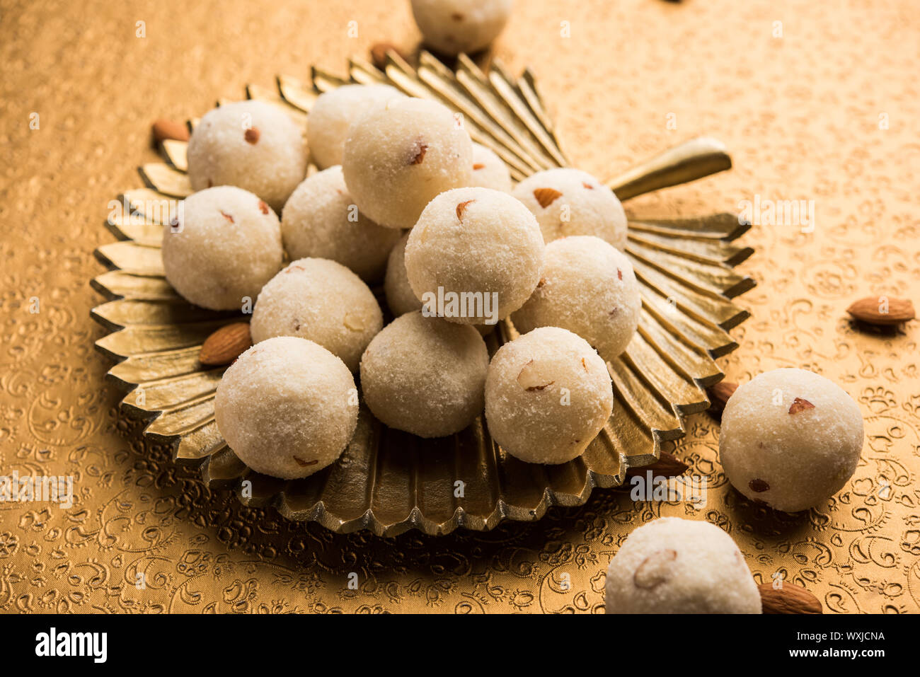 Rava Laddu or Semolina Laddoo Or Rawa Ladu, a popular sweet dish from ...