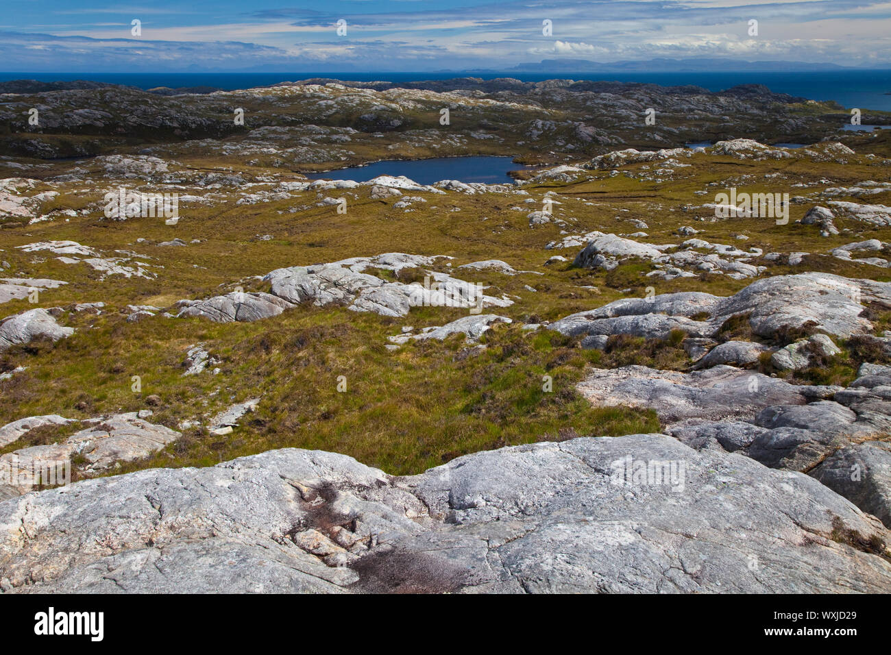 Granito y paisaje de South Harris. Granite and landscape of South ...
