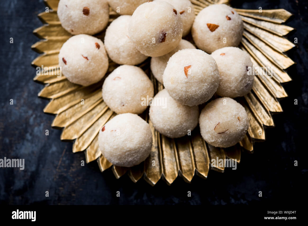 Rava Laddu or Semolina Laddoo Or Rawa Ladu, a popular sweet dish from ...