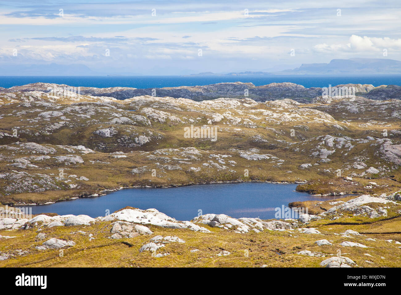 Granito y paisaje de South Harris. Granite and landscape of South ...