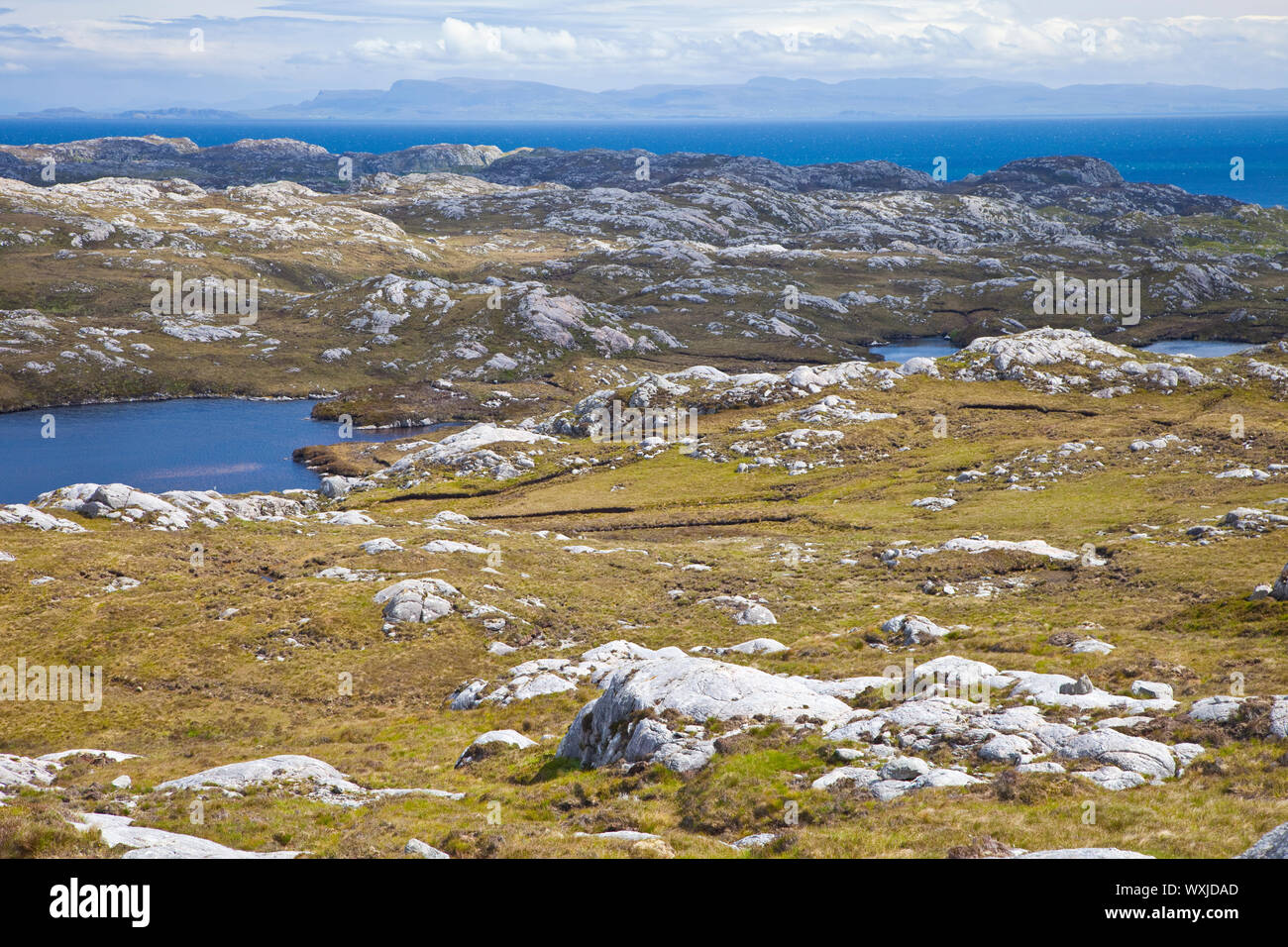 Granito y paisaje de South Harris. Granite and landscape of South ...