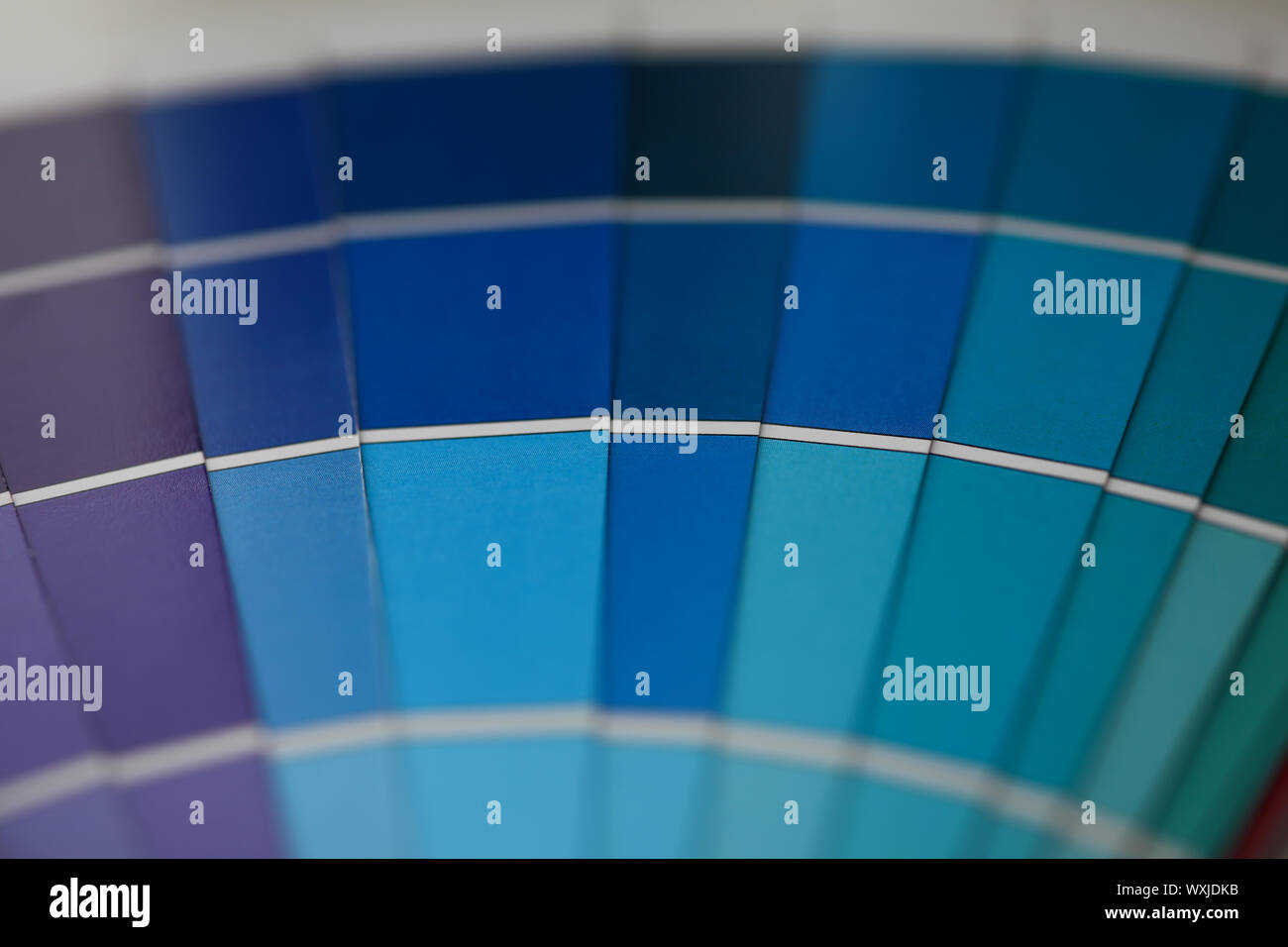 Spectrum of blue tones Stock Photo - Alamy