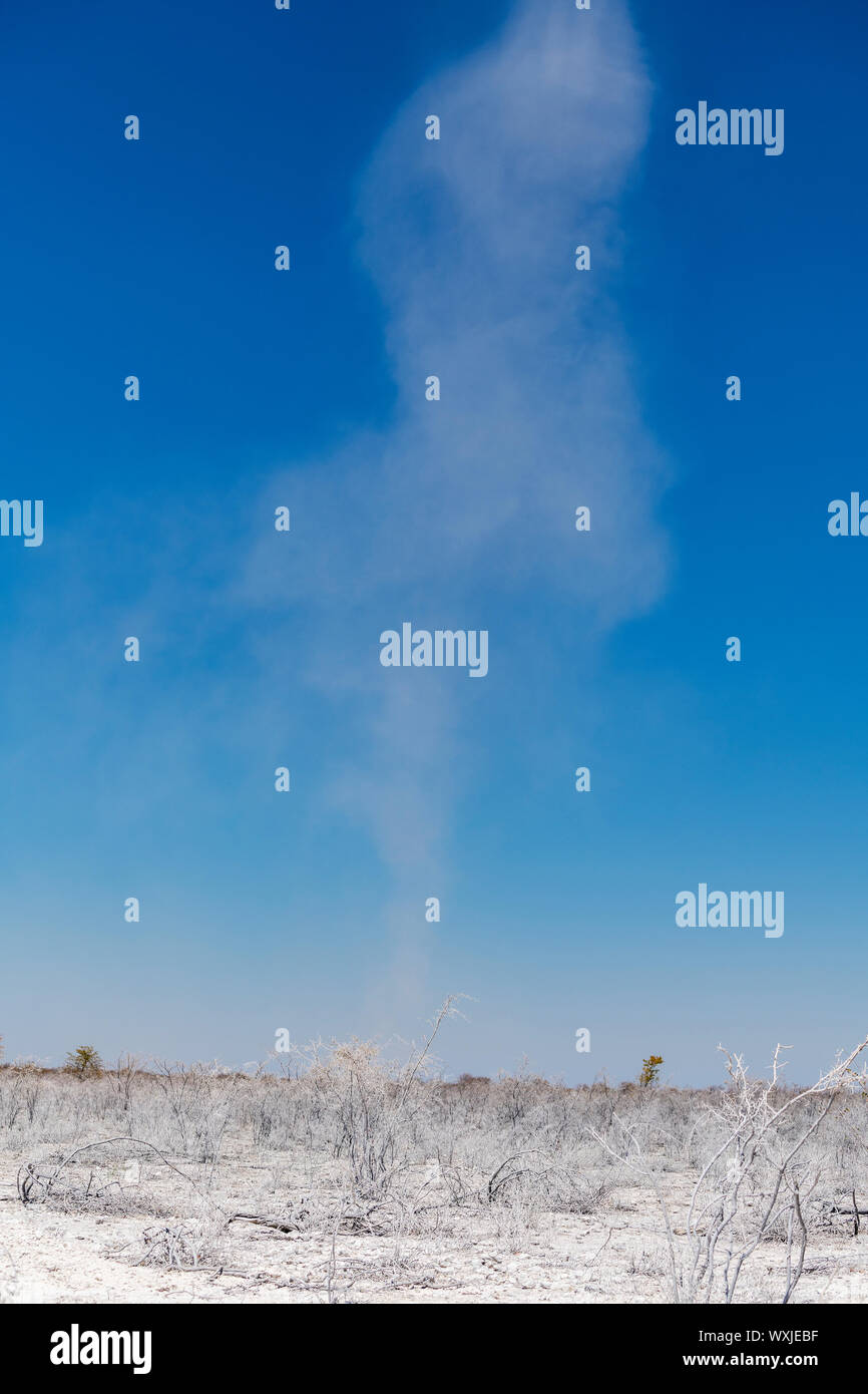 Dust devil in the desert, Namibia Stock Photo - Alamy