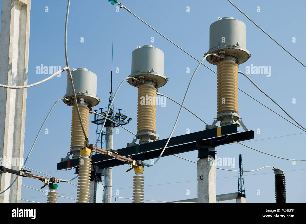 high voltage switch Stock Photo - Alamy