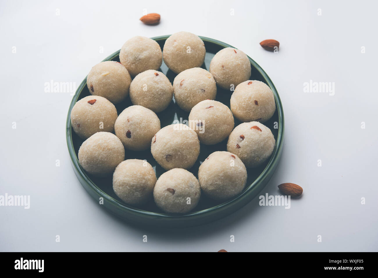Rava Laddu or Semolina Laddoo Or Rawa Ladu, a popular sweet dish from ...