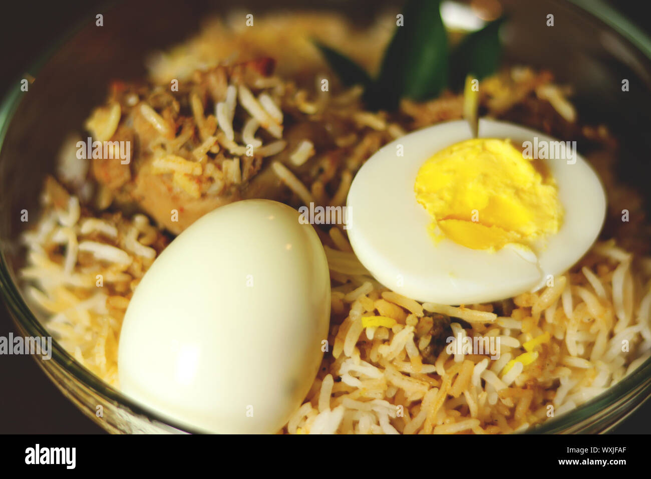 Delicious chicken biriyani Stock Photo - Alamy
