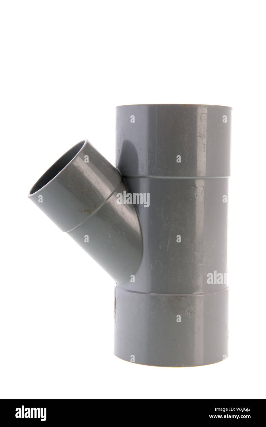 Used PVC tube isolated over white background Stock Photo - Alamy