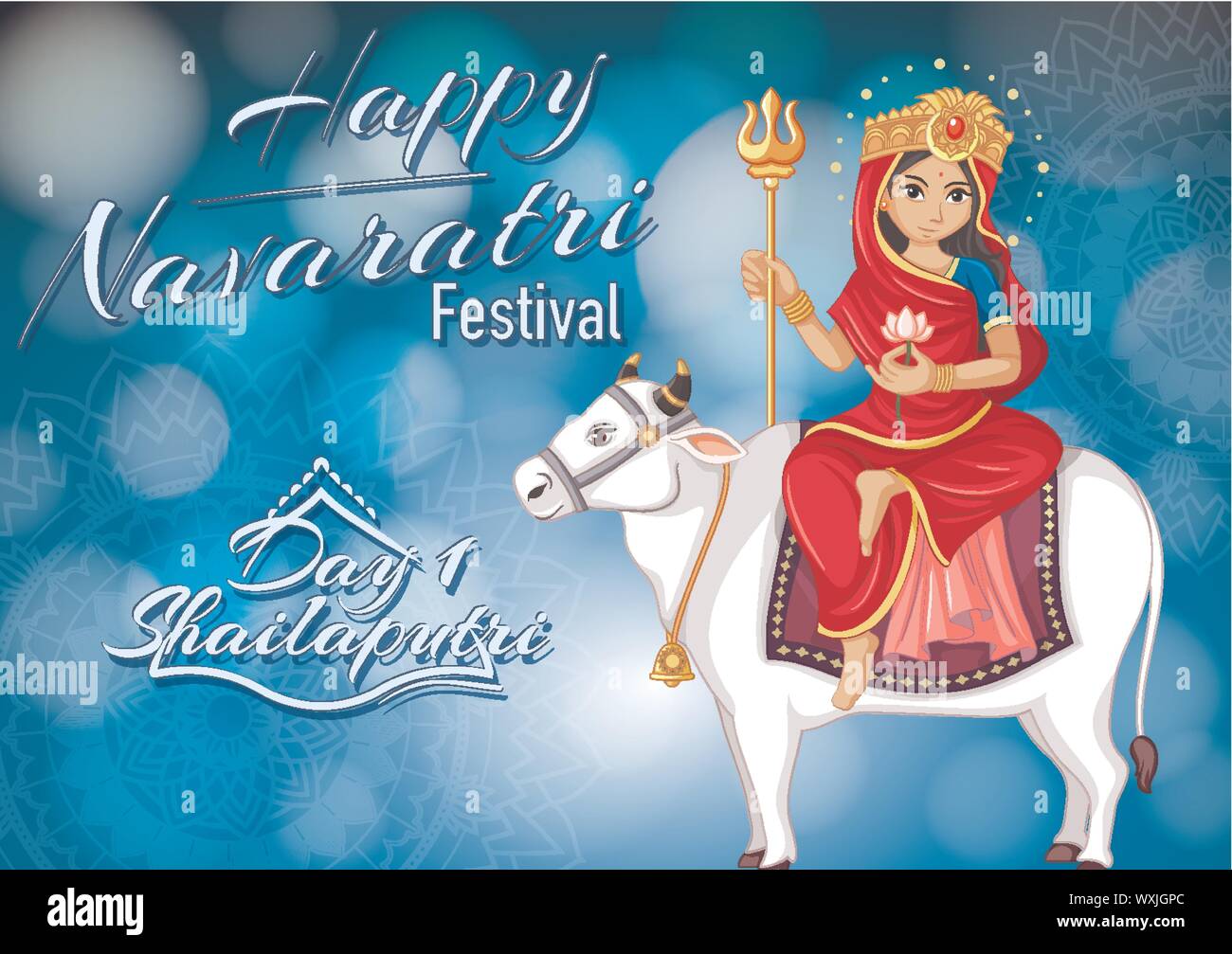 Navaratri festival Stock Vector Images - Alamy