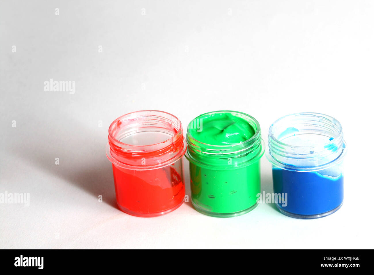 ink paint colors pallete macro close up Stock Photo - Alamy