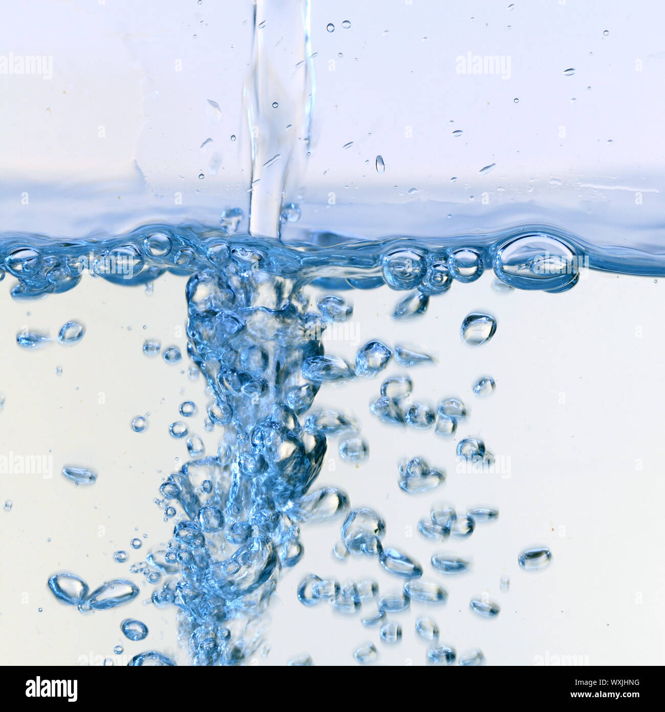 water bubbles blose up on white background Stock Photo - Alamy