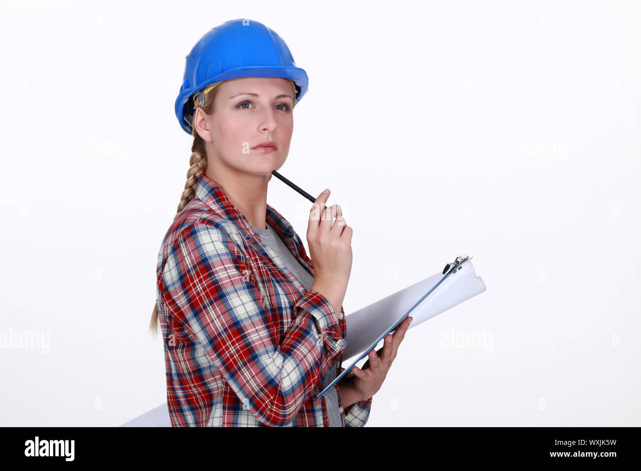 Helmeted woman hi-res stock photography and images - Alamy