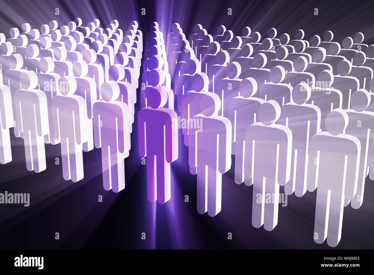 Special Individual Concept Art as a Abstract Stock Photo - Alamy